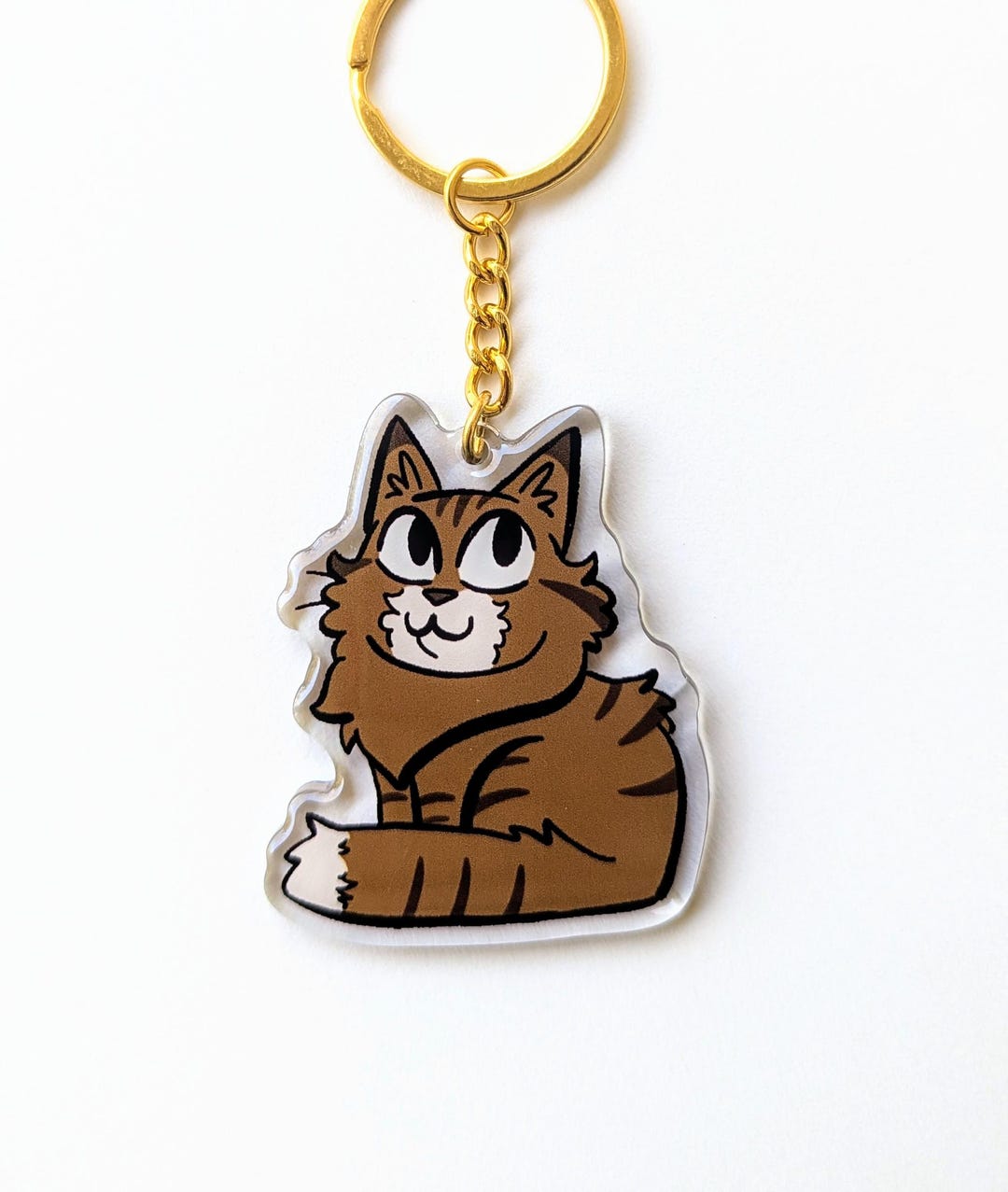 Maine Coon Cat Keychain and Purse Charm - Etsy