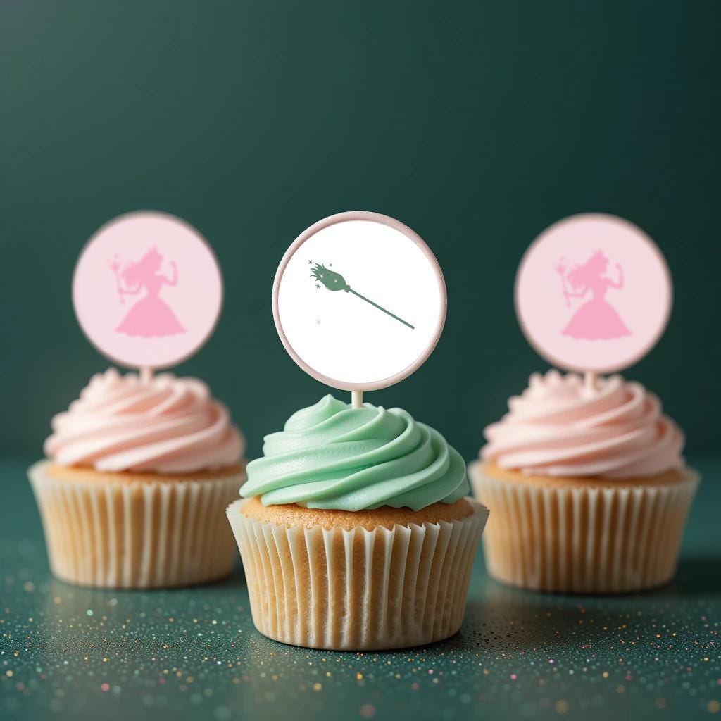 Printable Wicked Musical Cake Toppers for Birthday Celebration | Wicked ...