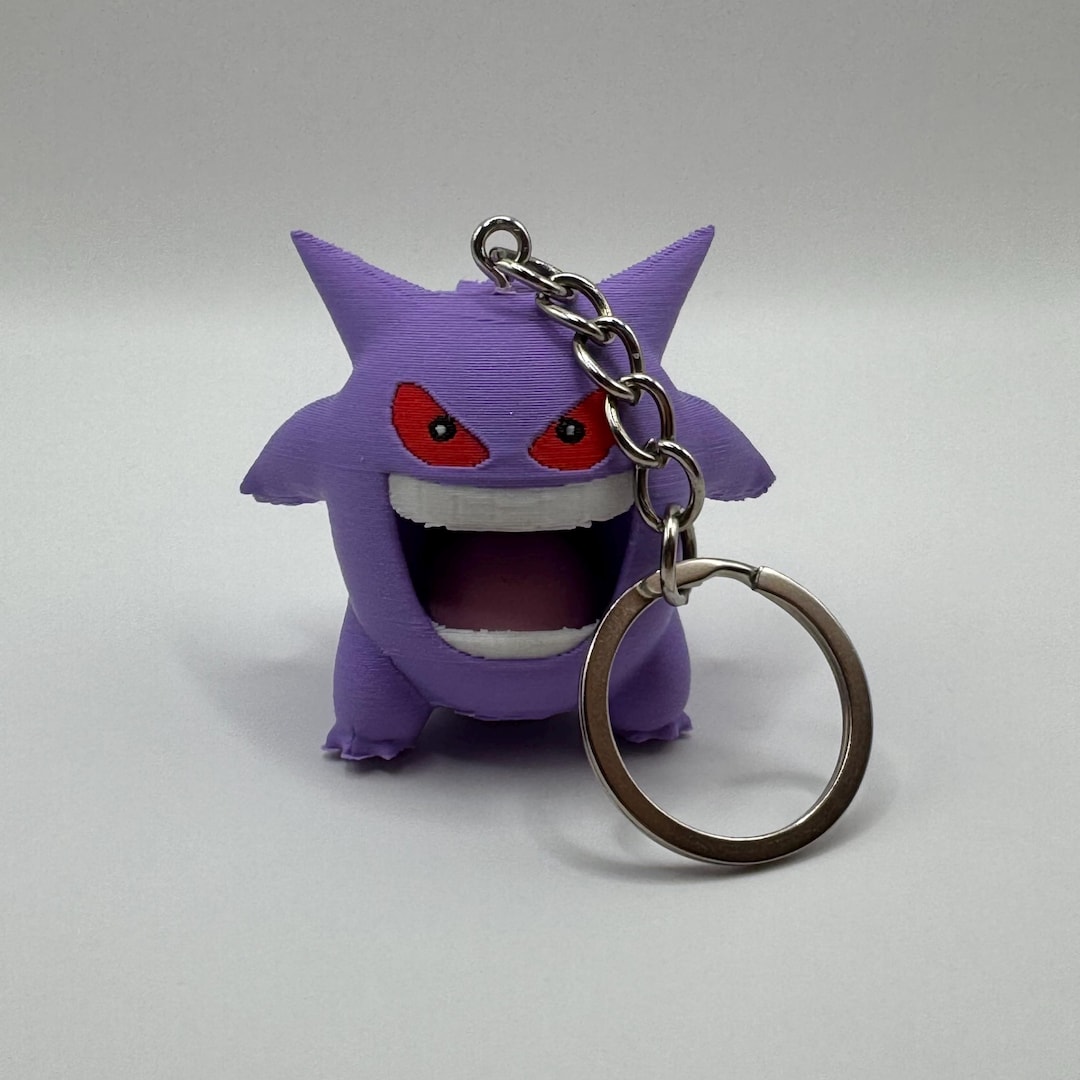Mini Pokémon 3D Prints Gengar & More Collectible Figures and Keychains ...