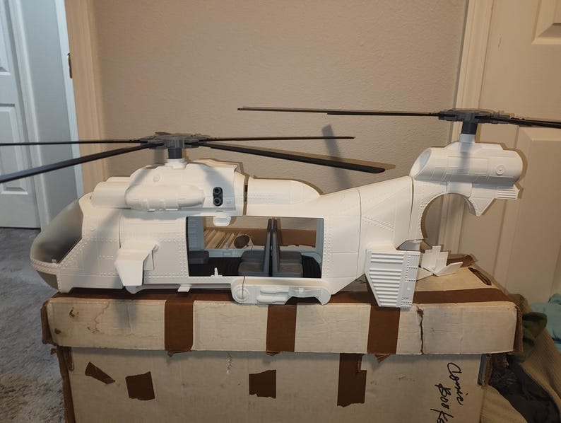 1/12 Scale Winter Chinook Helicopter Model, 3D Printed - Etsy
