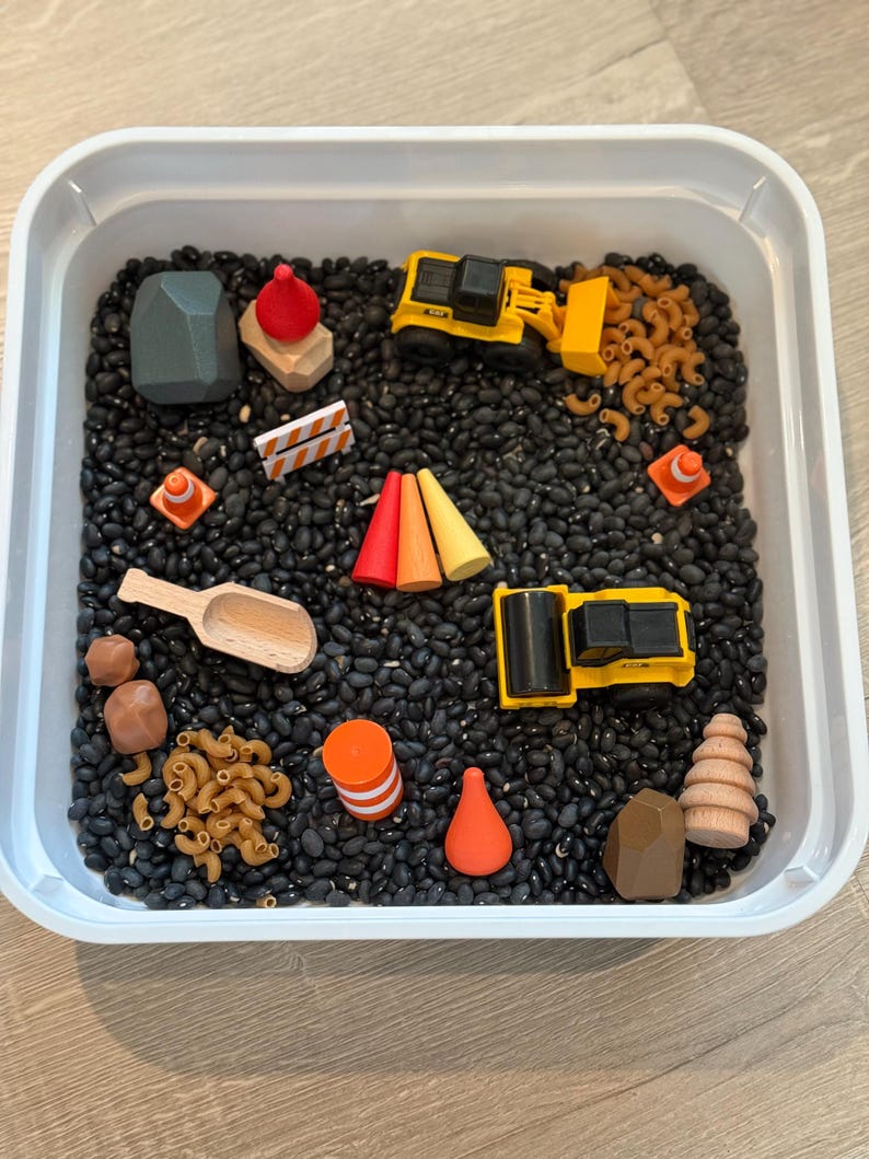Construction Sensory Bin Sensory Bin Kit Sensory Play Construction Kit ...
