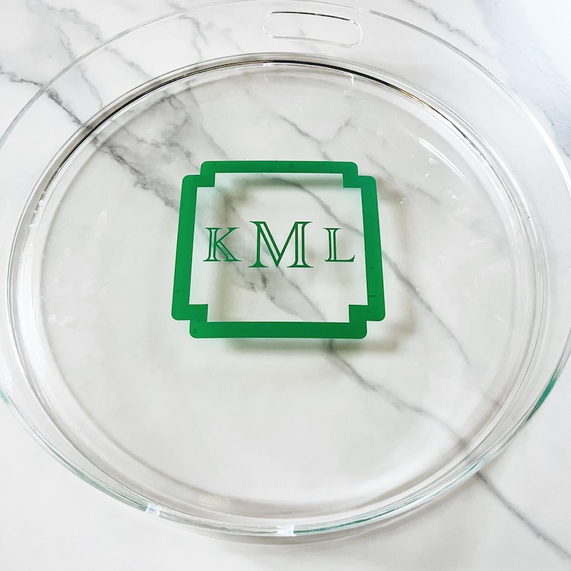 Acrylic Monogram Tray - Etsy