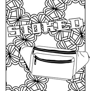 80s Coloring Pages | 25 Pages of 90s Slang Words & Phrases ...
