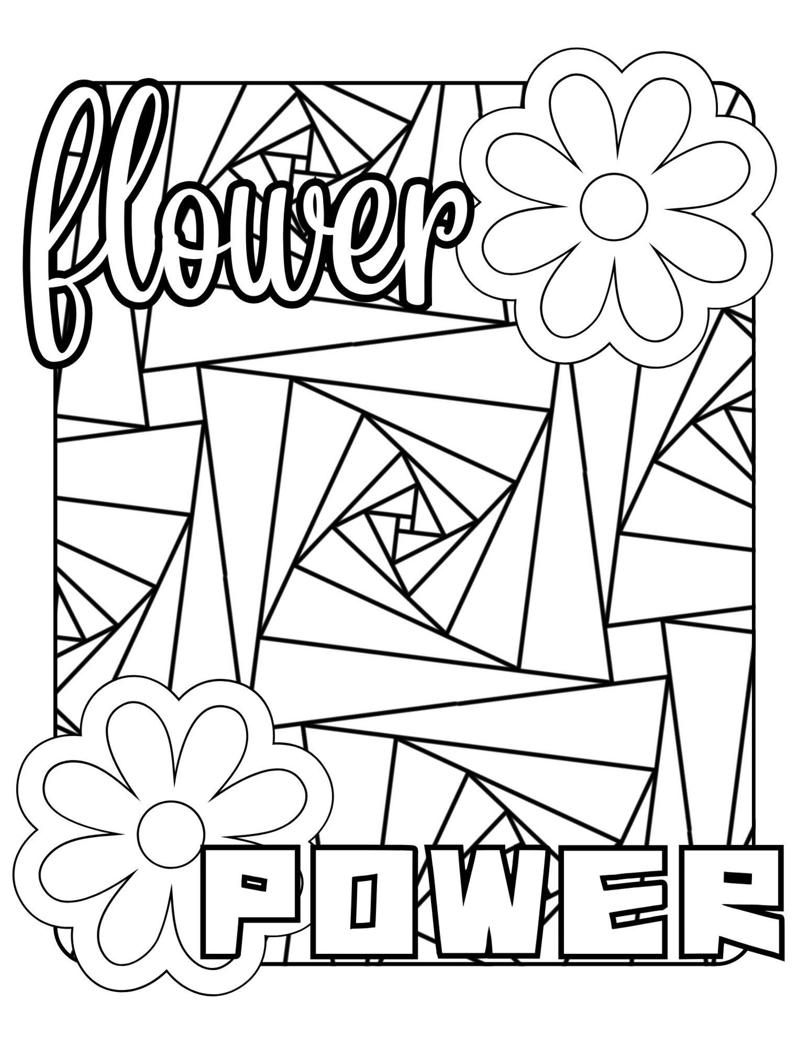 70s Coloring Pages | 25 Pages of 70s Slang Words | Downloadable ...