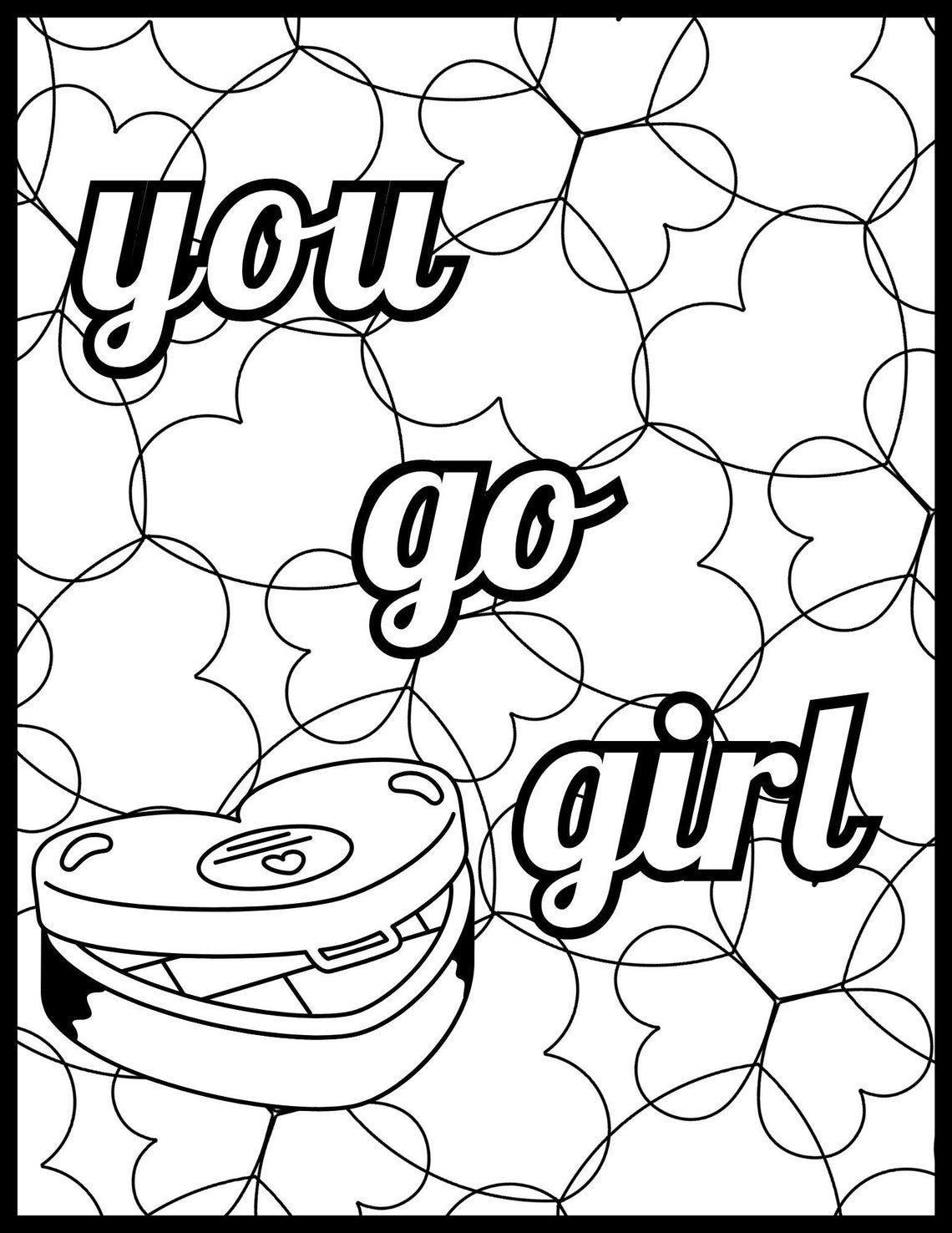 90s Coloring Pages | 25 Pages of 90s Slang Words | Downloadable ...