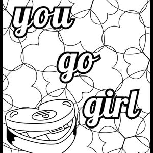 90s Coloring Pages | 25 Pages of 90s Slang Words | Downloadable ...