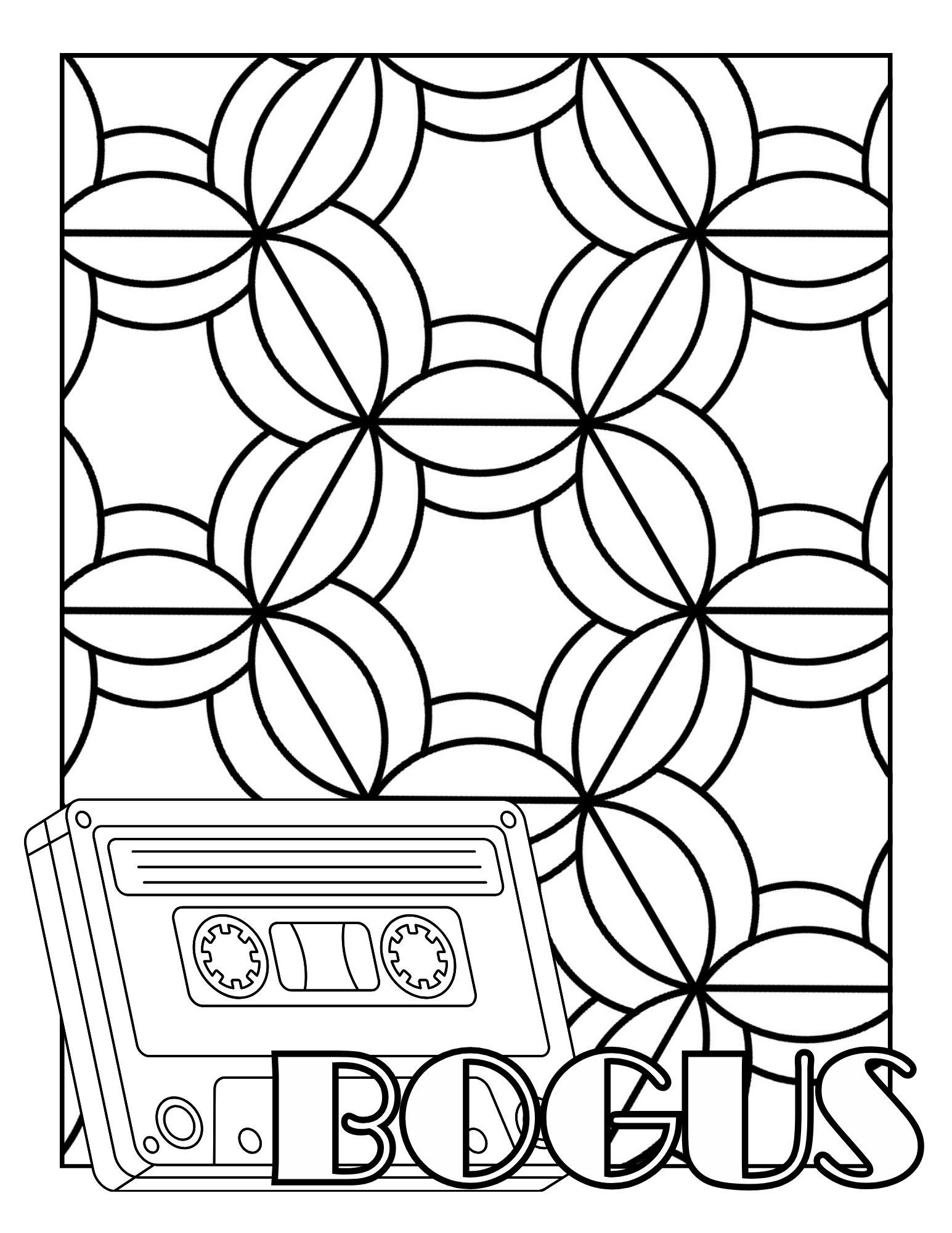 80s Coloring Pages | 25 Pages of 90s Slang Words & Phrases ...