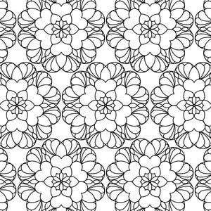 Geometric Floral Coloring Pages for Relaxation & Creativity 50 Pages - Etsy