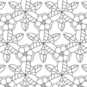 Geometric Floral Coloring Pages for Relaxation & Creativity 50 Pages - Etsy