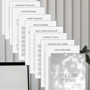 Minimalist Self-care Planner | Daily, Weekly, Habit & Mood Tracker ...