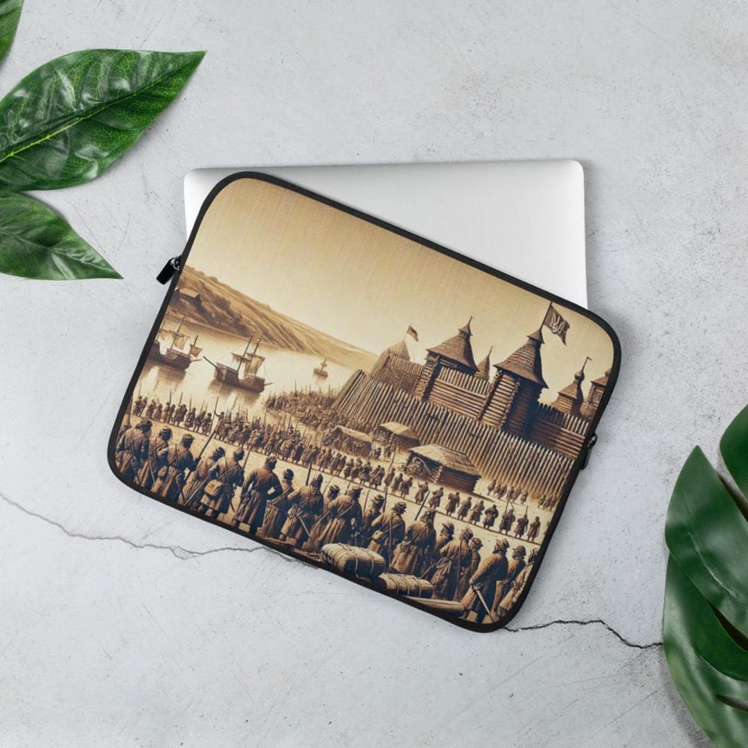 Cossack Fort Laptop Sleeve – Water-resistant Ukrainian Case - Etsy