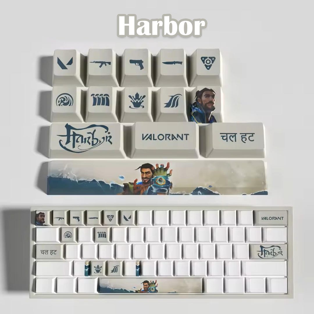Valorant HARBOR Keycaps / 14 Keys / Keycaps for Mechanical Keyboards ...