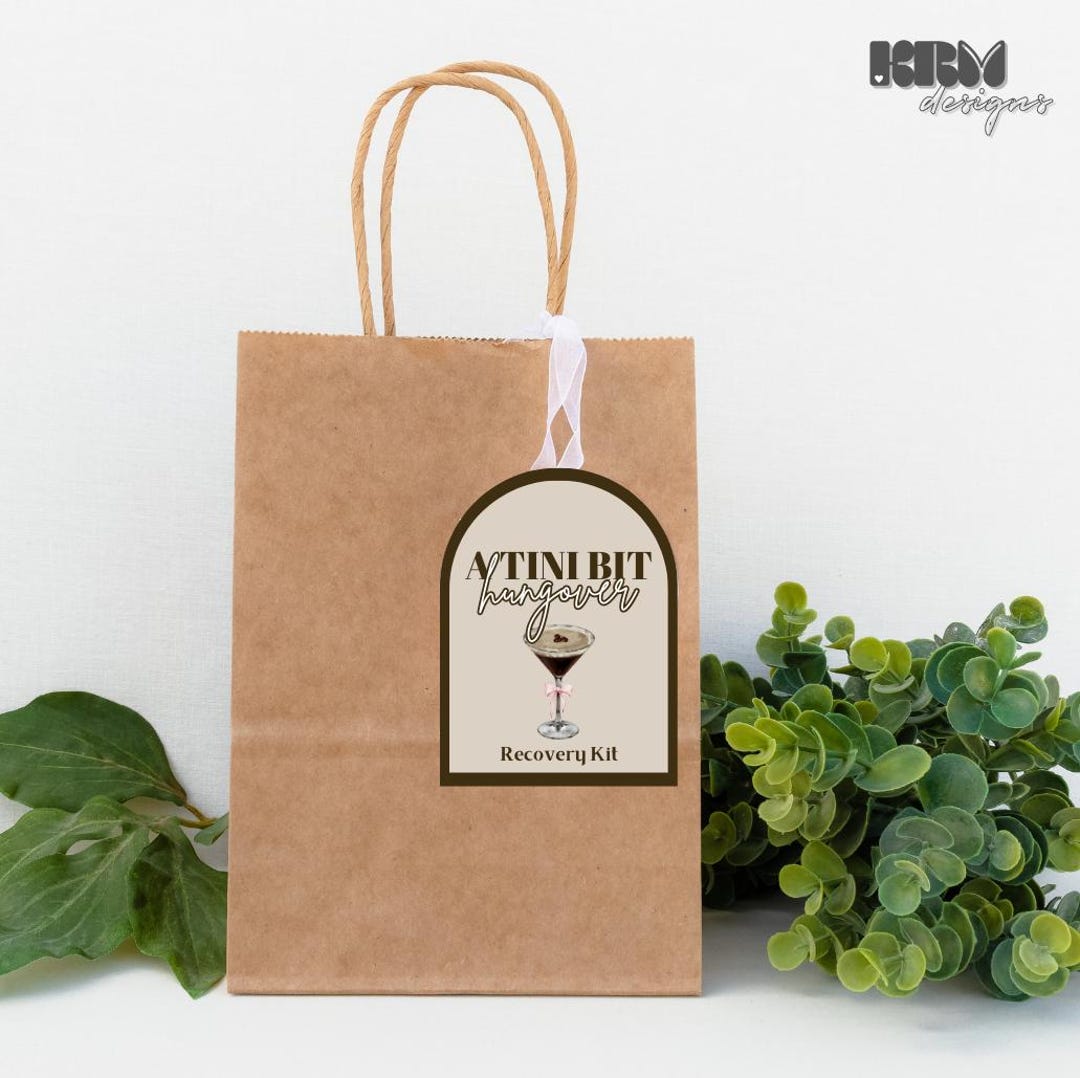 A Tini Bit Tipsy / A Tini Bit Hungover - Espresso Martini Bachelorette Hangover Recovery Kit ...