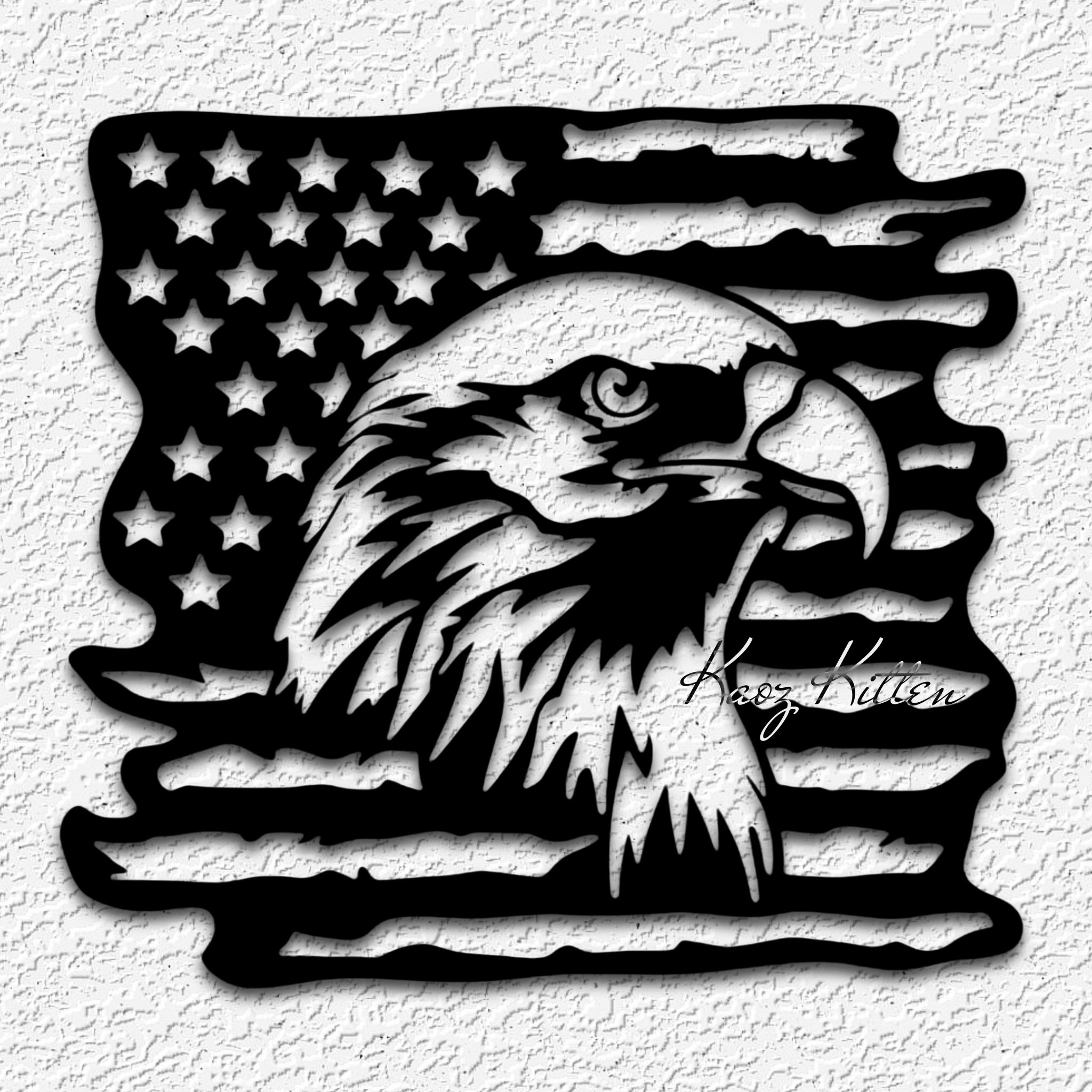 Eagle and Flag Remnant - Etsy