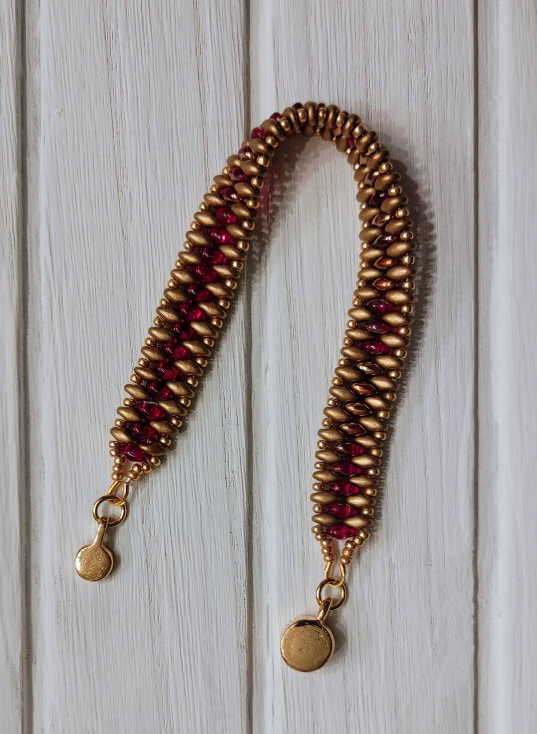 Team Colors-snake Scale Bracelet - Superduo Bracelet - College Colors ...