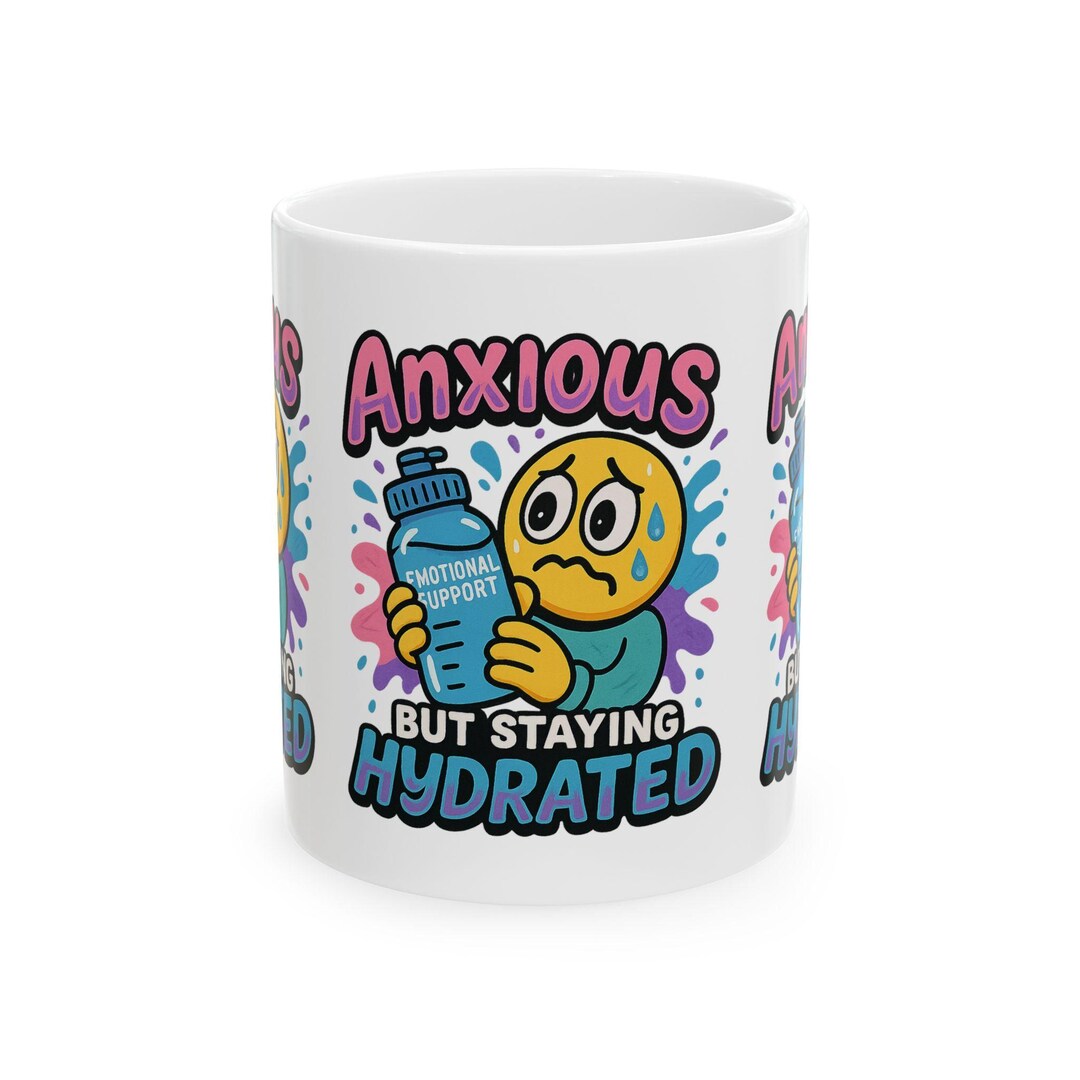 Stay Hydrated Ceramic Mug for Stress Relief - Etsy