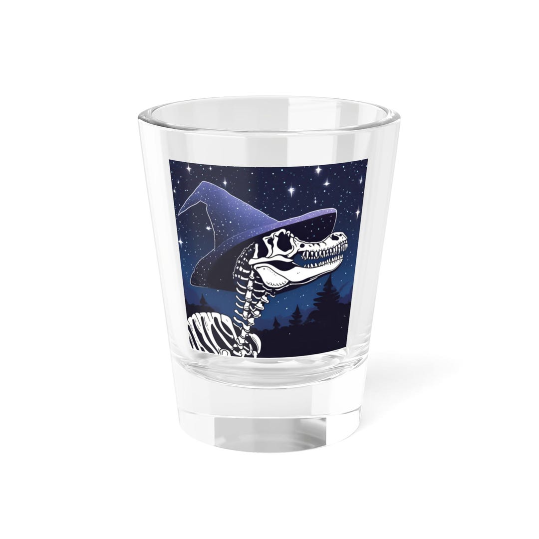 Dinosaur Potion Shot Glass, Whimsical T-rex, Halloween Party Favor ...