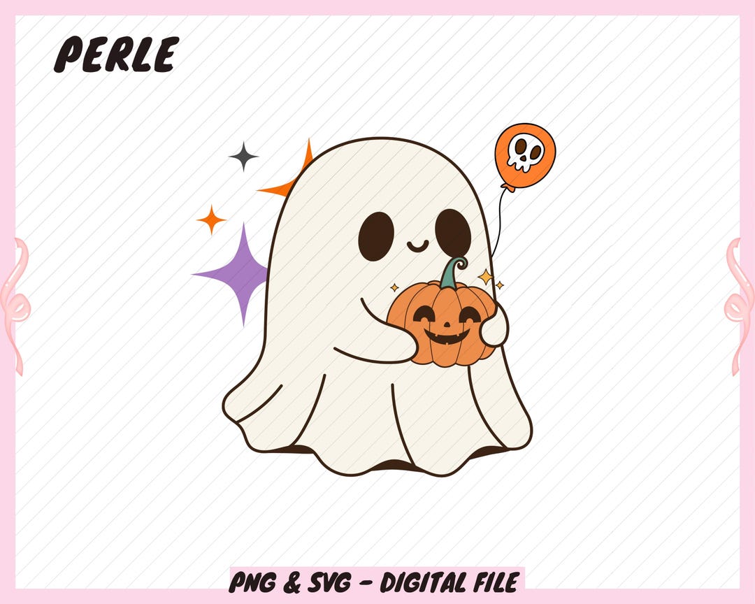 Spooky Season PNG SVG, Halloween Png Svg, Cute Ghost Png Svg, Pumpkin ...