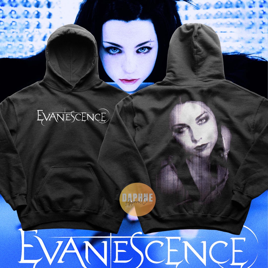 Evanescence Hoodie: Amy Lee, 90s Rock Music Sweatshirt - Etsy