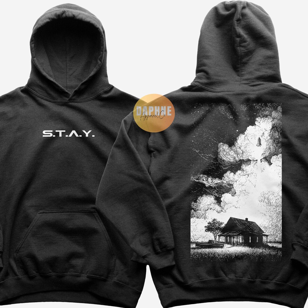 Vintage Interstellar Space Hodie | Murphy's Law | Unique Stars Hoodie ...