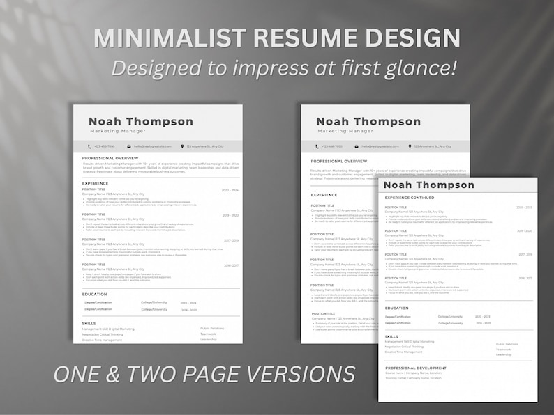 ATS Friendly Resume Fresh Graduate Cv Business Analyst Admin Job HR ...