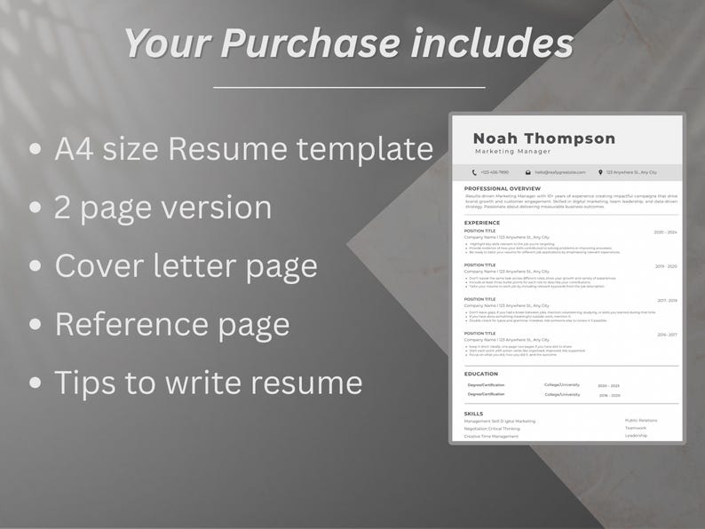 ATS Friendly Resume Fresh Graduate Cv Business Analyst Admin Job HR ...