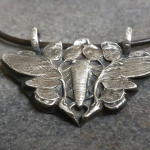 Nature Inspired Moth Necklace Whimsigoth Jewelry - Etsy