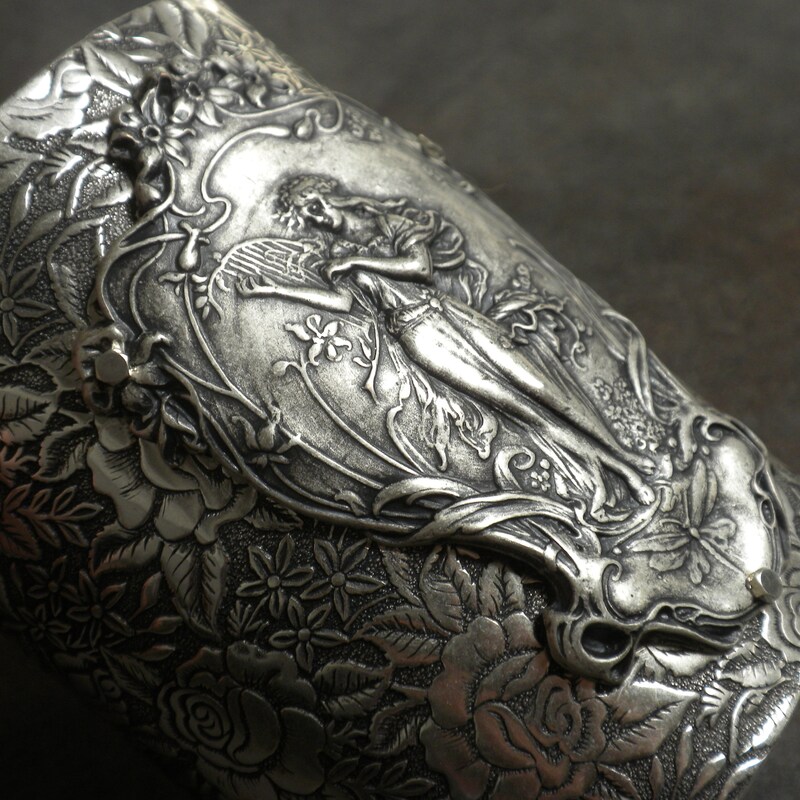 Art Nouveau Cuff - Etsy