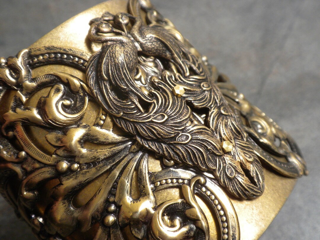 Statement Cuff Bracelet Princesscore Filigree Jewelry - Etsy