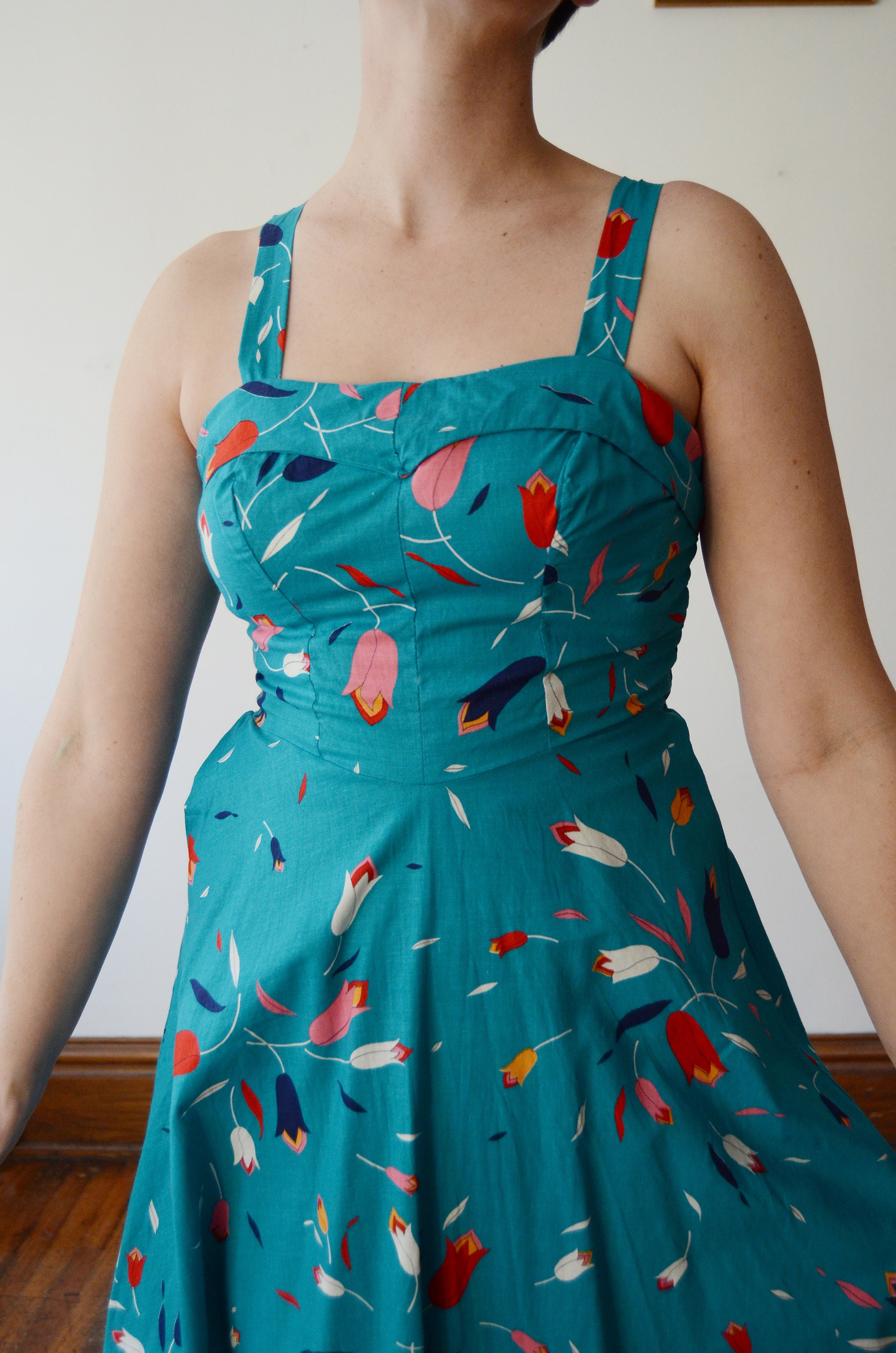 1970s Tulip Sundress - S