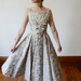 1950s Metallic Mr Mort Party Dress XS - Etsy
