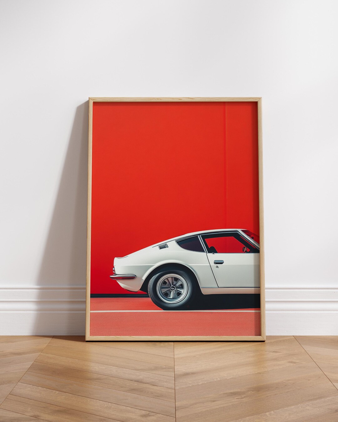 Datsun Z Car Poster | Retro Car Decor, Wall Art, Minimalist Home Decor ...