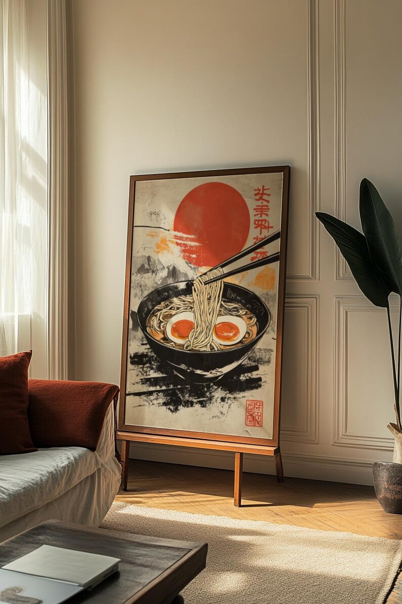 Japanese Ramen Matte Vertical Posters, Wall Art, Home Decor, Foodie ...