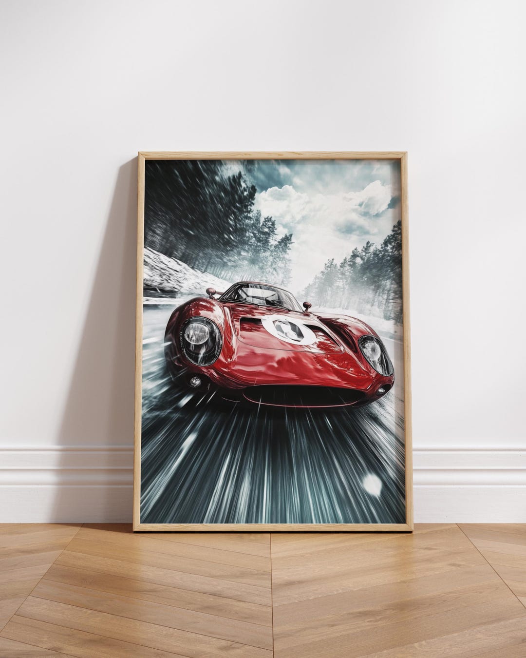 Race Car Posters | Dynamic Wall Art | Car Enthusiast Decor | Digital ...
