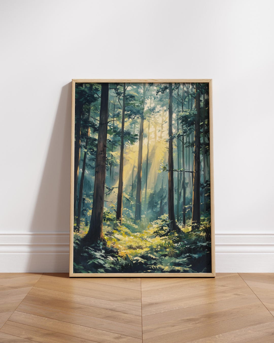 Serene Forest Poster | Nature-inspired Wall Art | Forest Poster ...