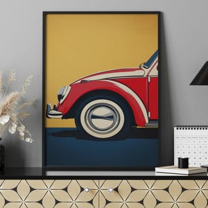Classic German Car Matte Poster, Vintage Wall Art, Home Decor, Gift for ...
