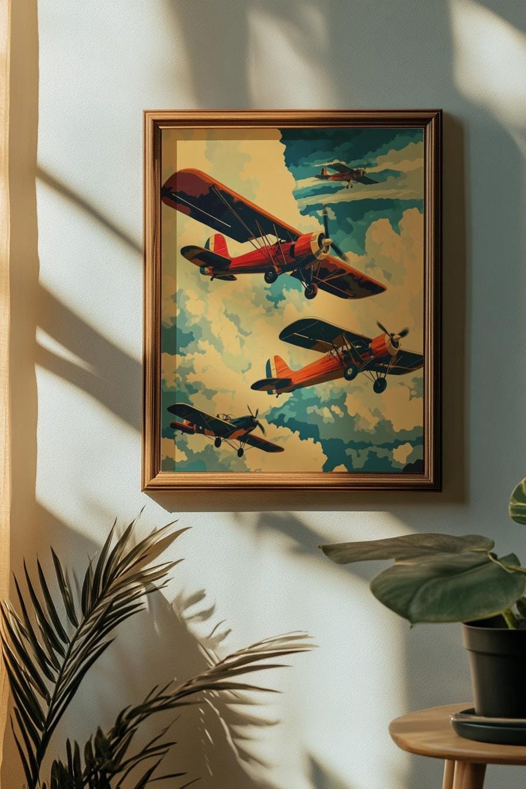 Vintage Airplane Matte Posters Retro Wall Art for Aviation Lovers ...