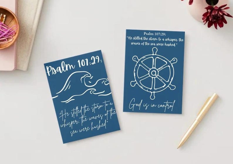Mini Bible Verse Card Printable PDF – Christian Scripture Wall Art ...