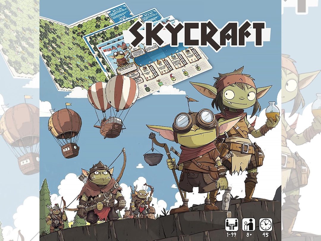Board Game: Skycraft - Print and Play/pnp Fantasy Adventure - Etsy