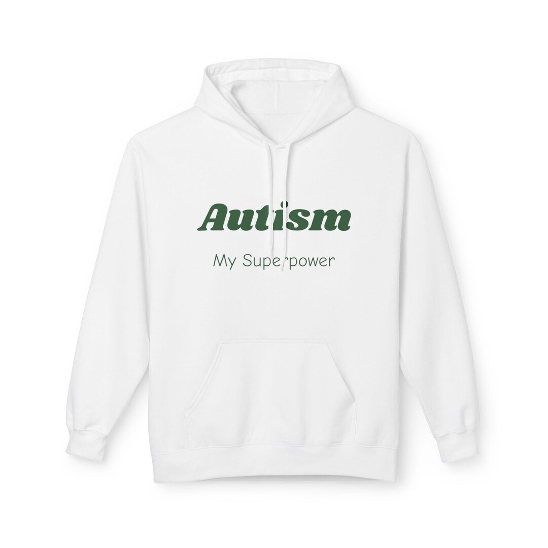 Autism My Superpower Hoodie, Autism Awareness Apparel, Autistic Pride ...