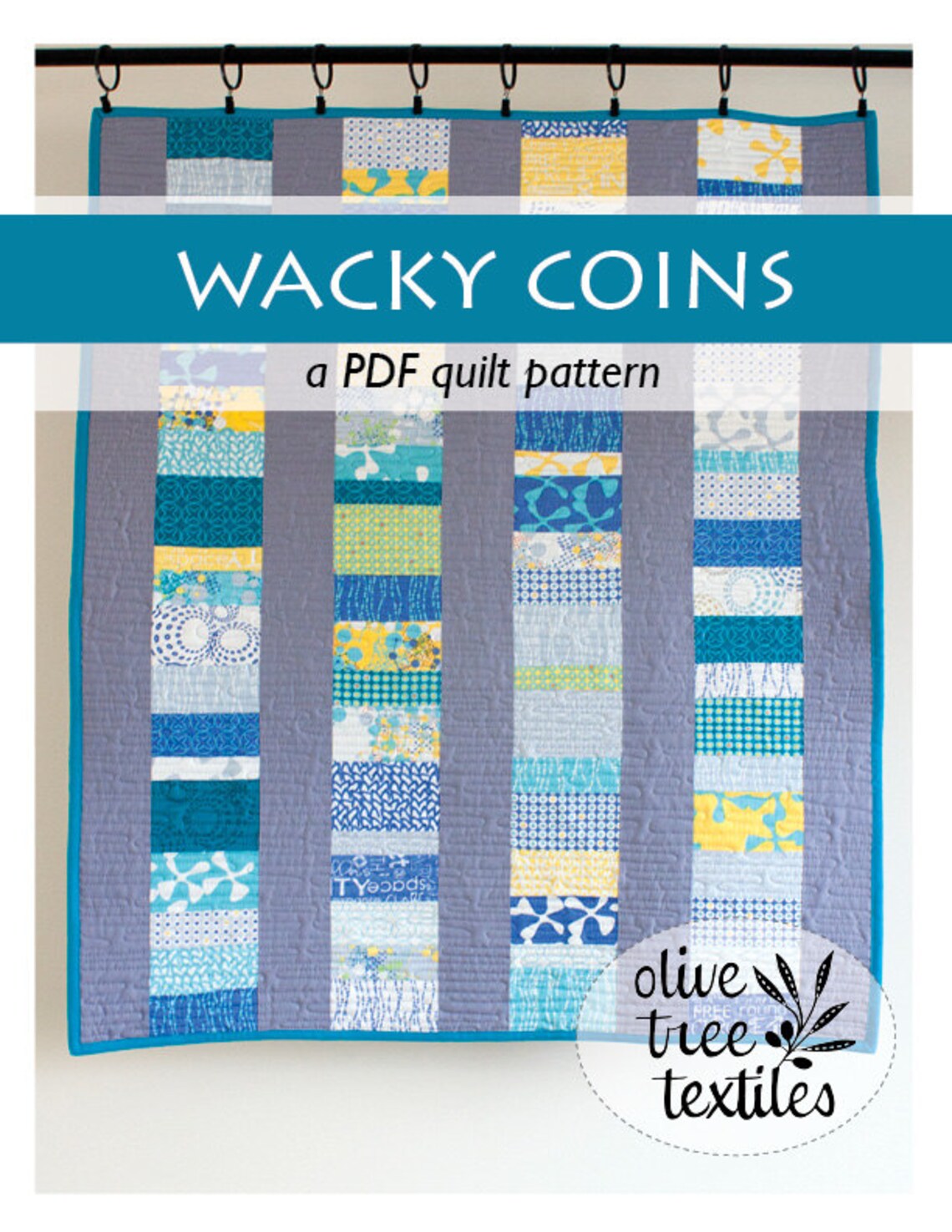 PDF Quilt Pattern // Wacky Coins - Etsy