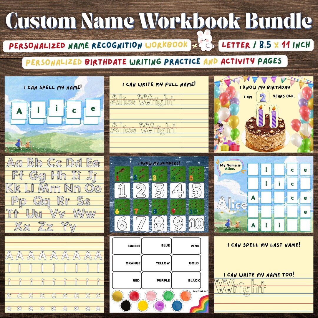 Handwrite Name Tracing Practice | Name Spelling Mat Printable ...