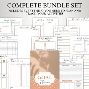 Ultimate Goal Planner, Daily, Weekly, Monthly, Quarterly, Yearly Goals ...