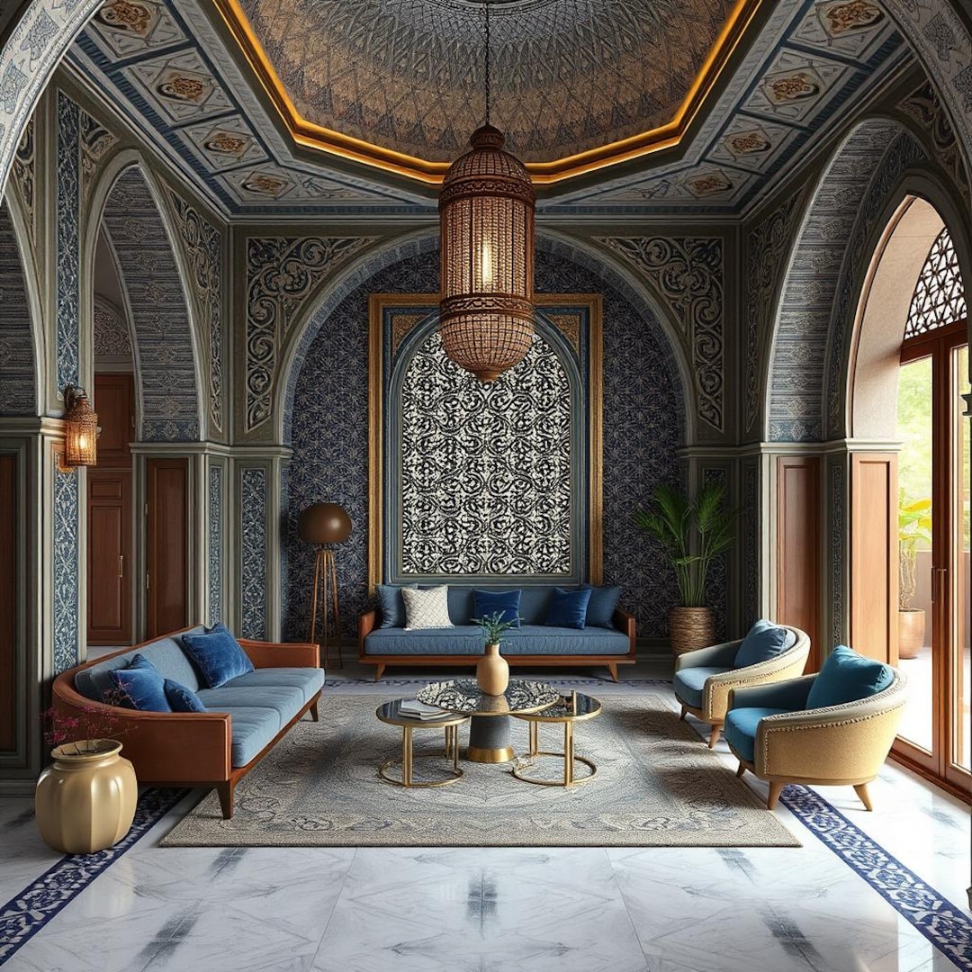 400 AI Prompt Interior Design Photos Inspired by African Art and ...