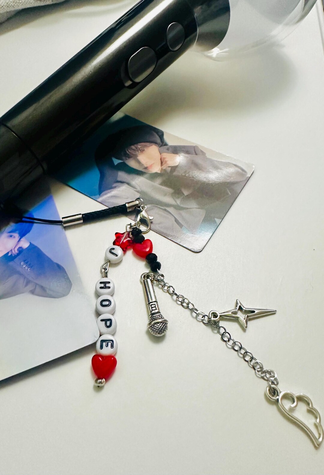 J HOPE - Hope on the Stage Tour Army Bomb Charm/ BTS Light Stick Charms ...