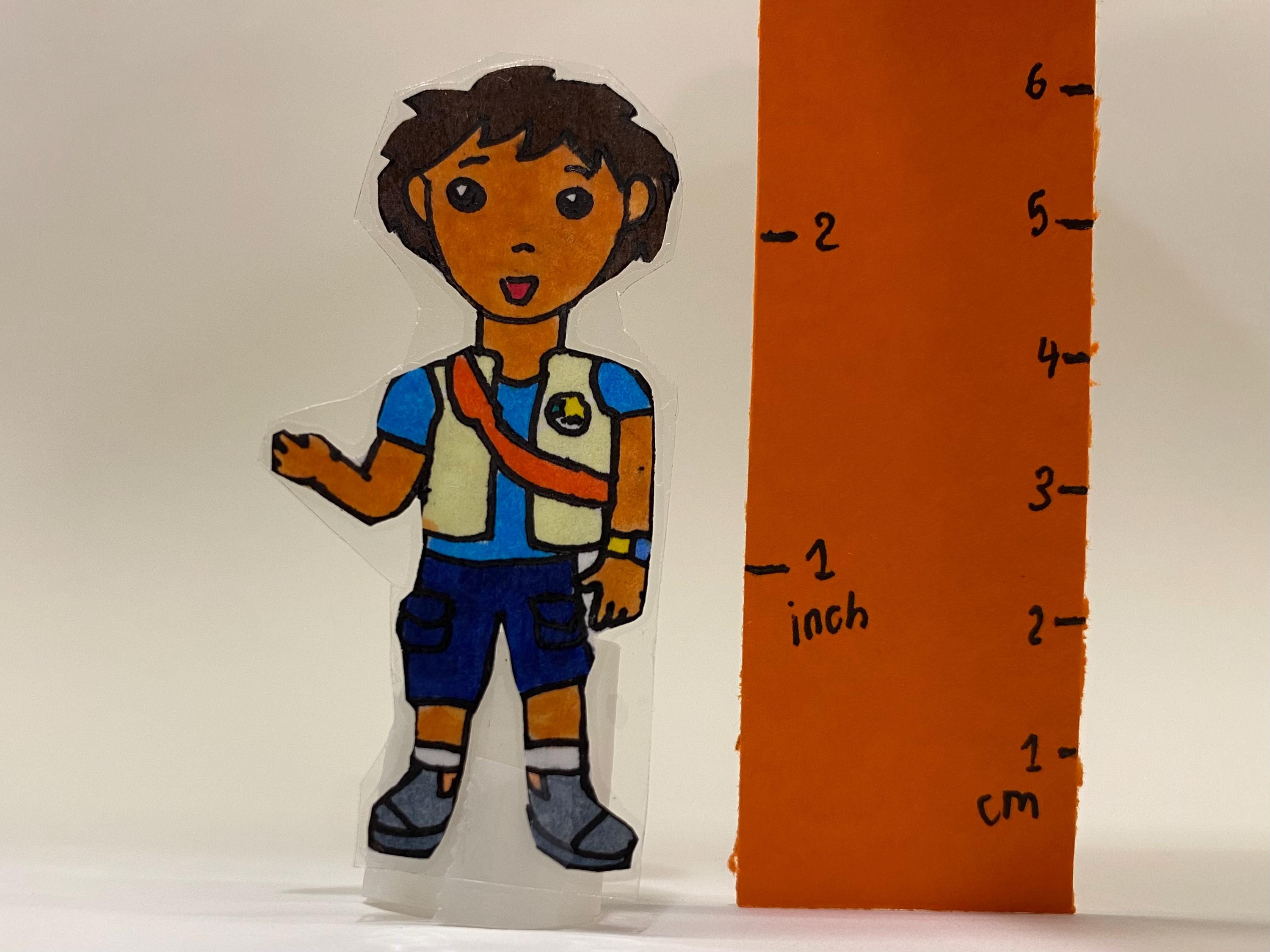 Go Diego Go Paper Stand up Figurine- Diego - Etsy