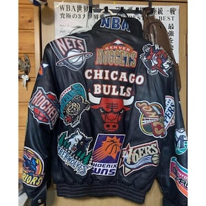 Jeff Hamilton NBA Team Jacket Jh Design Bulls - Etsy