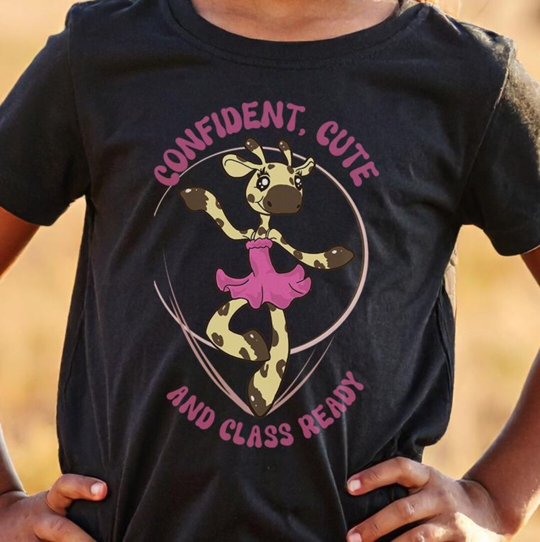 Confident Cute Kids Heavy Cotton Tee, Fun Kids T-shirt, Birthday Gift ...