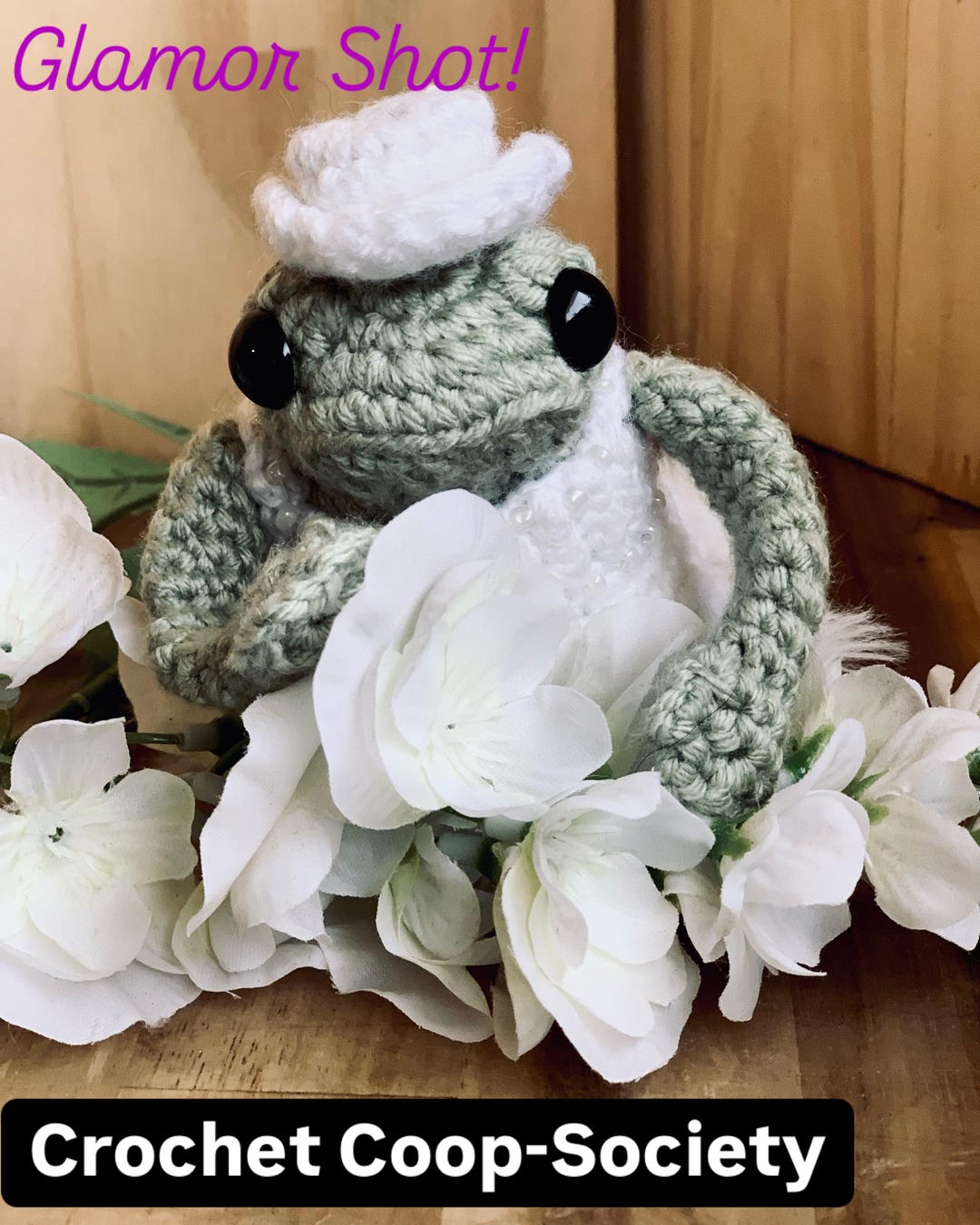 Glamor Frog Girl,green Crochet Frog, Dress Crochet, Toy Frog, Amigurumi ...