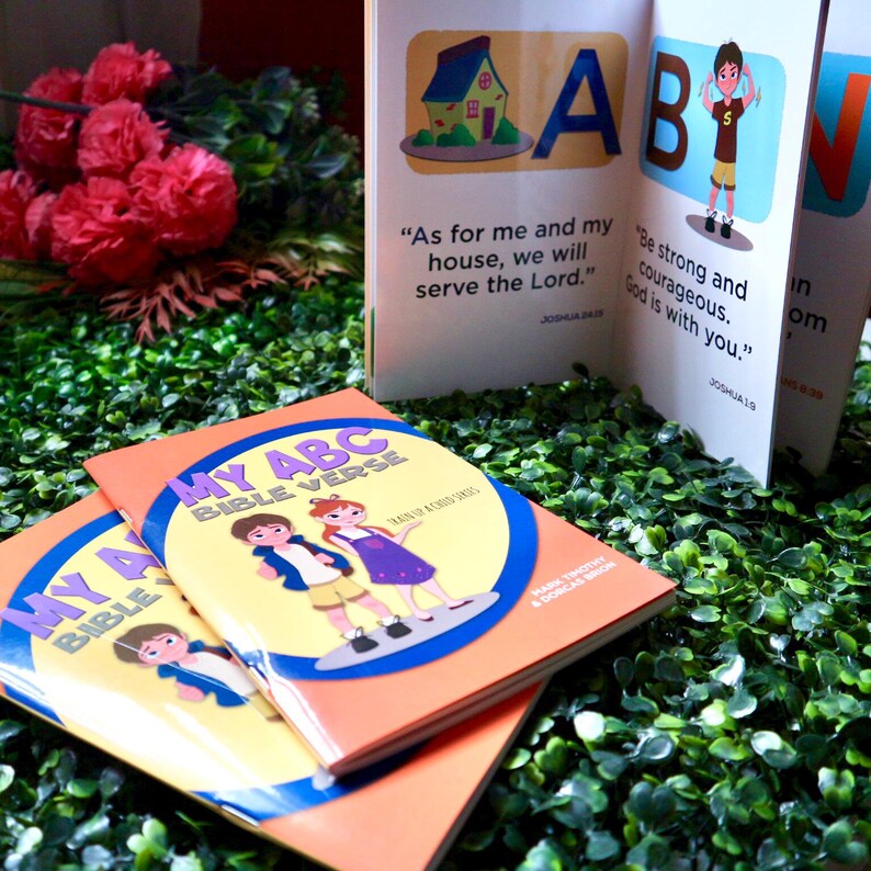 ABC Bible Verse Booklet: Christian Homeschool Resource (digital ...